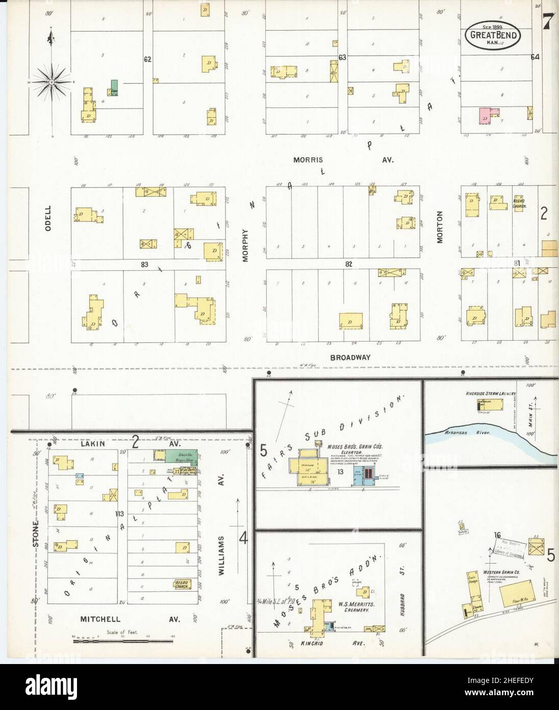 Map of great bend hi-res stock photography and images - Alamy