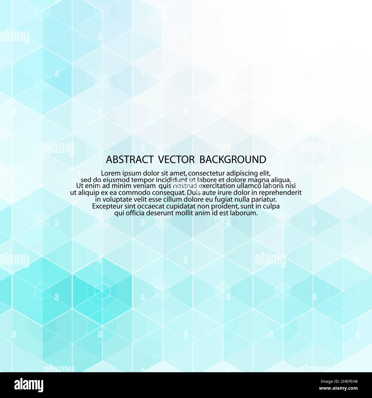 light blue vector background. hexagonal design. layout for presentation ...