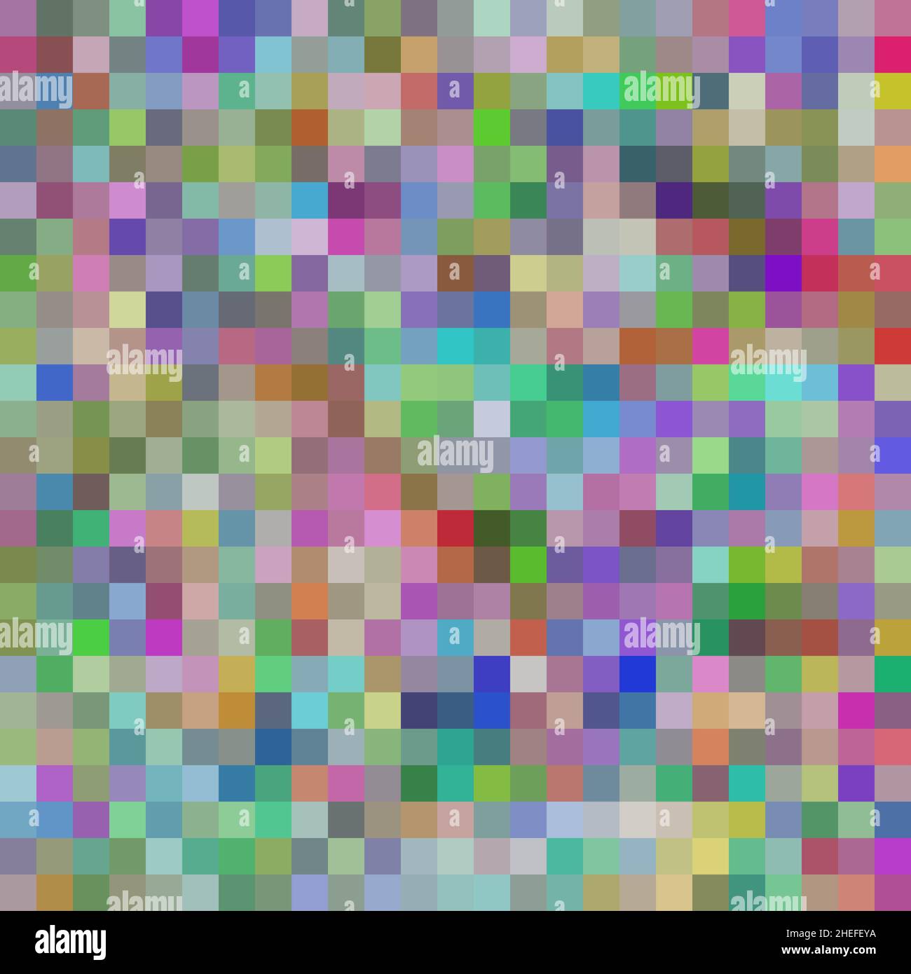 Pixel art background. Vector illustration. Abstract square pixel ...