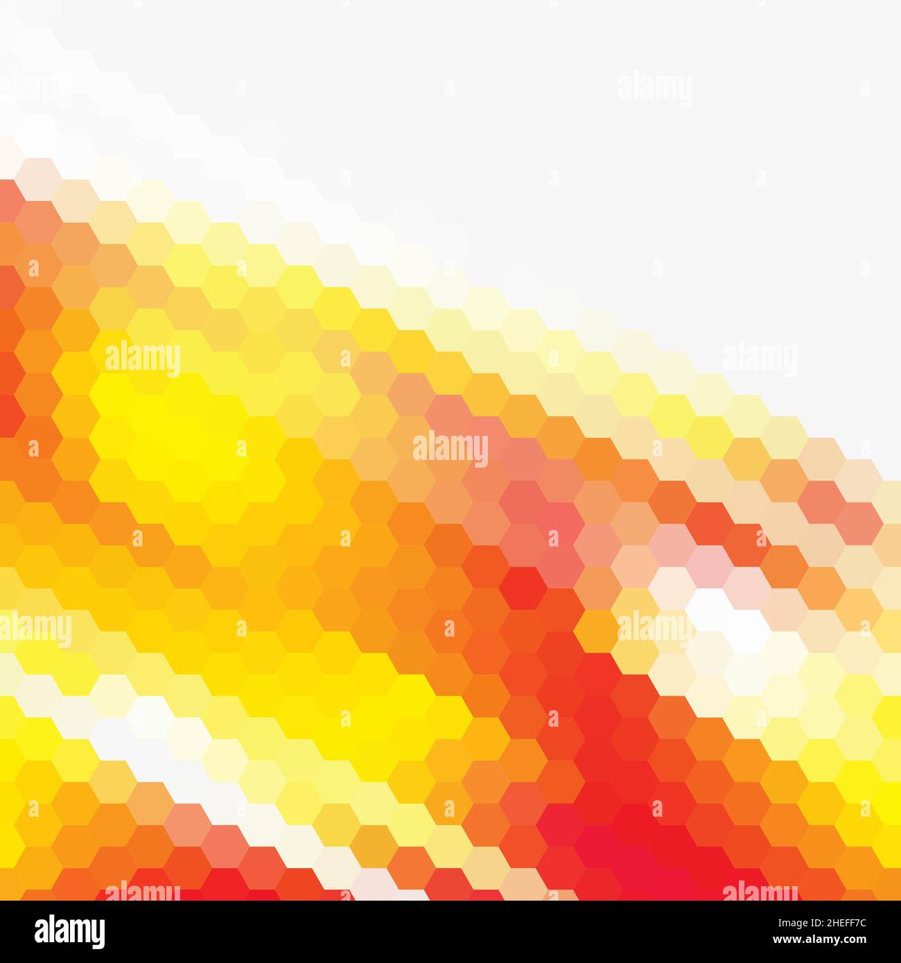 Polygon Warm Light. Polygonal Hex color Gradient for Background ...