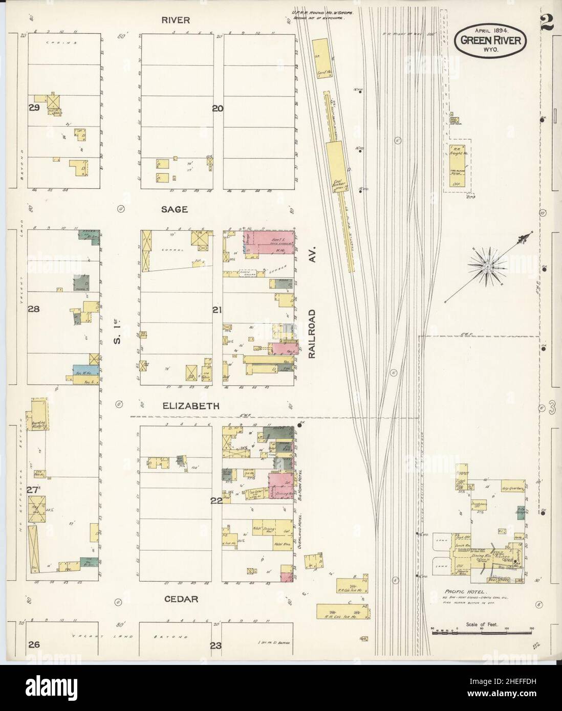Green River Wyoming Map High Resolution Stock Photography and Images ...