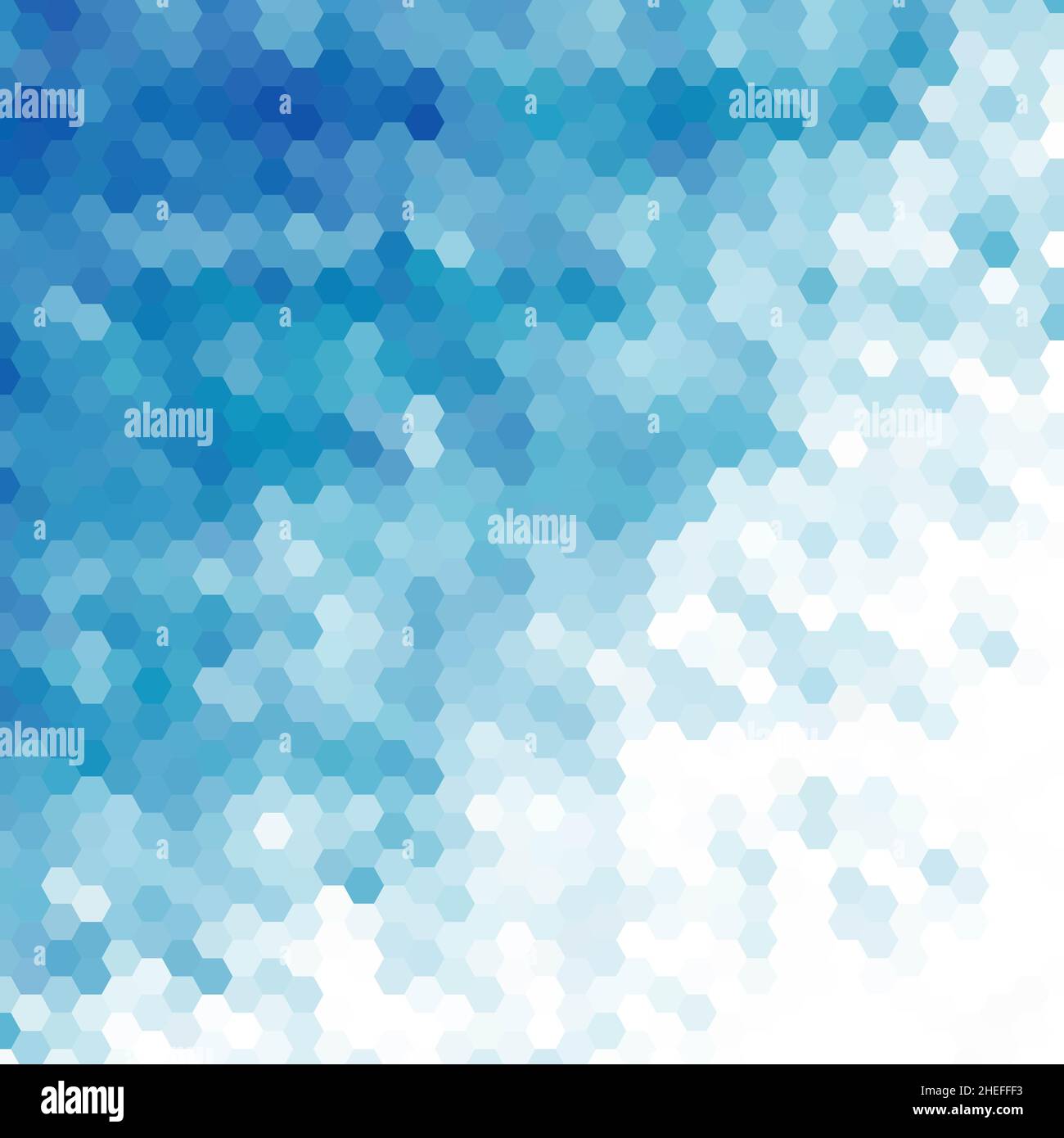 Polygonal hex blue gradient hi-res stock photography and images - Alamy