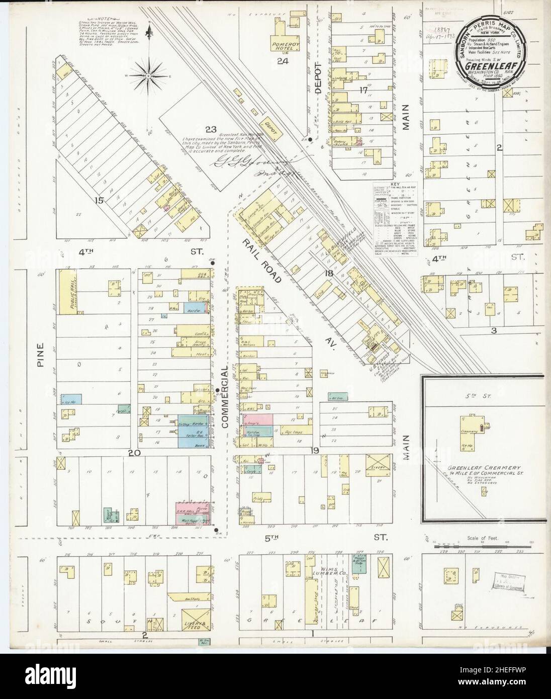 Greenleaf map hi-res stock photography and images - Alamy