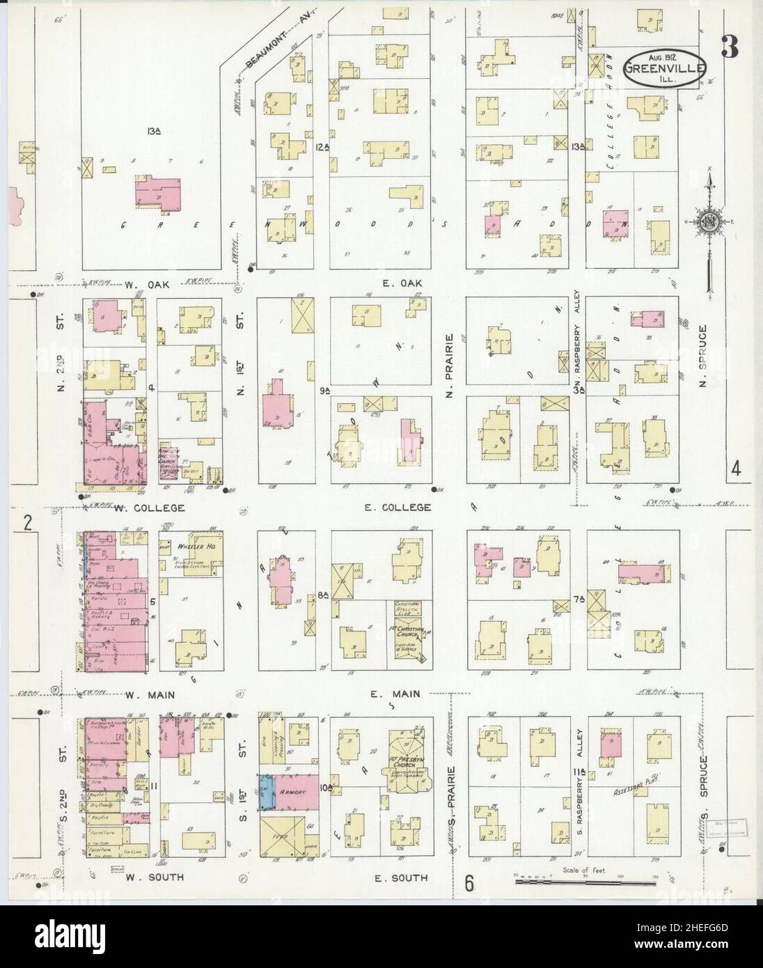 Greenville illinois map hi-res stock photography and images - Alamy