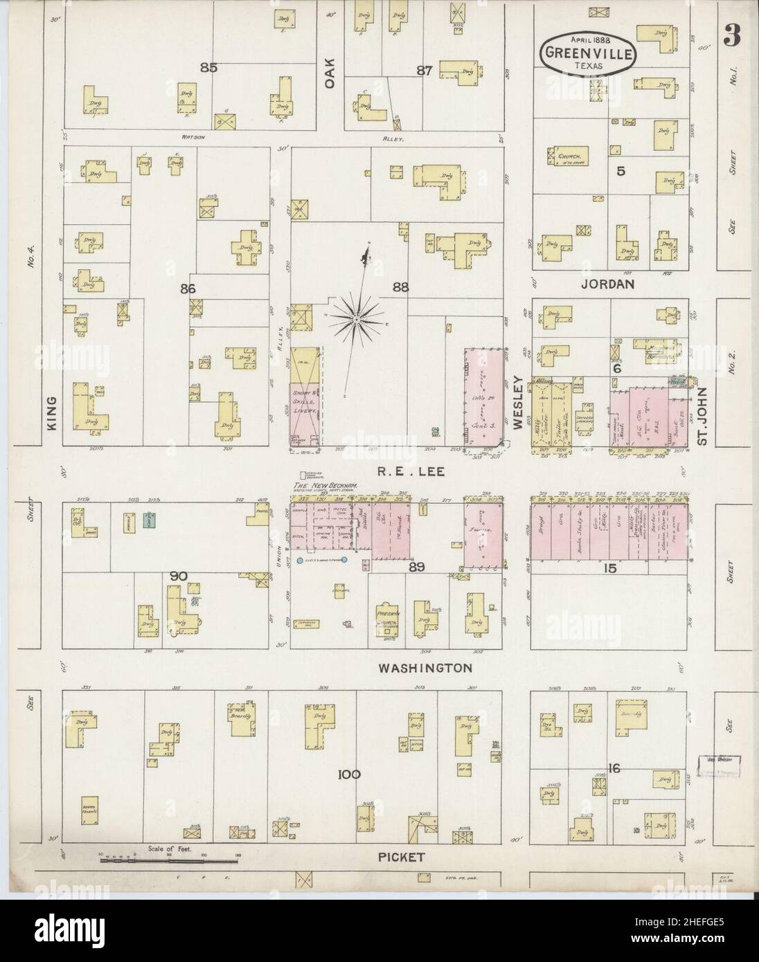 Hunt county map hi-res stock photography and images - Alamy