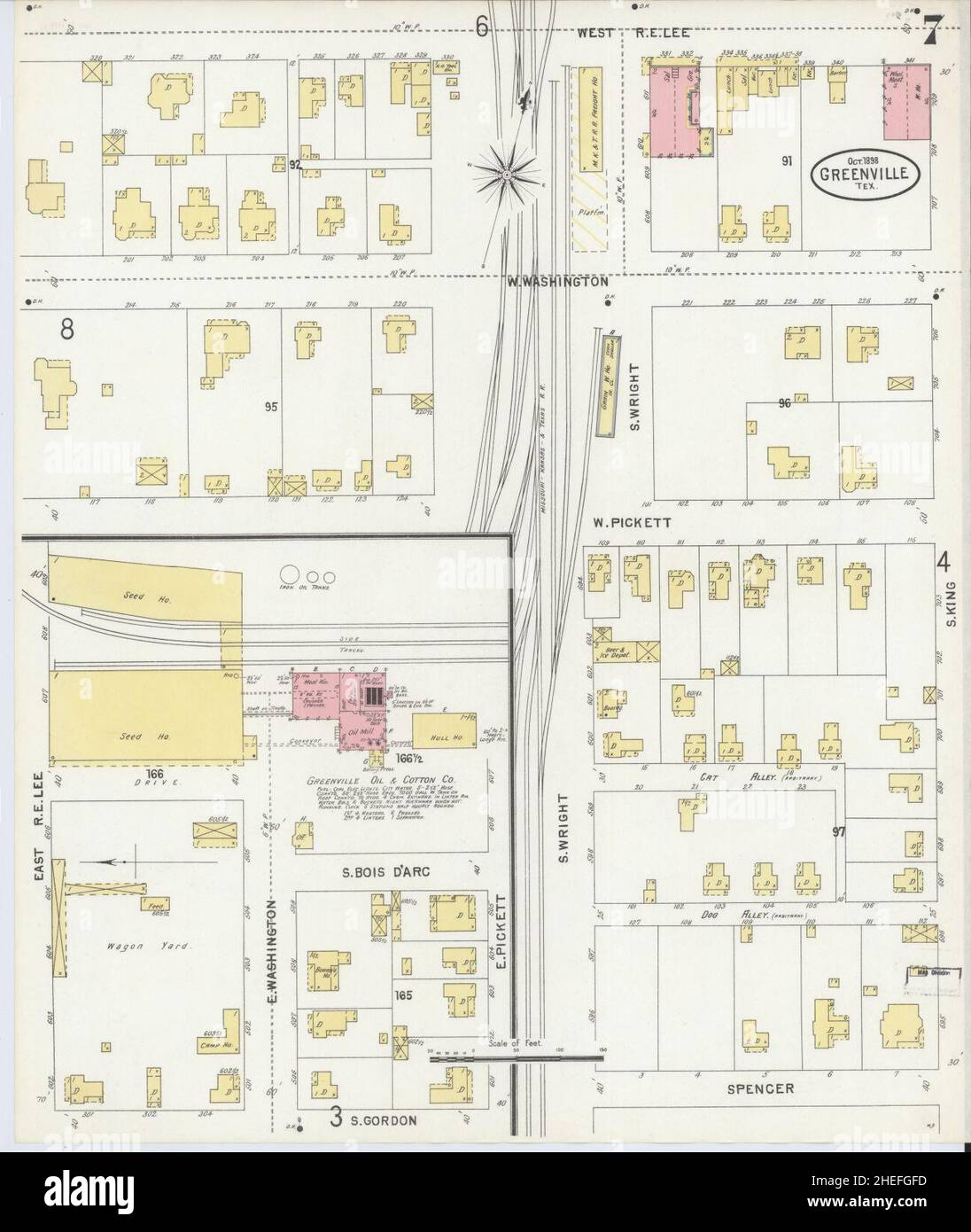 Hunt county map hi-res stock photography and images - Alamy