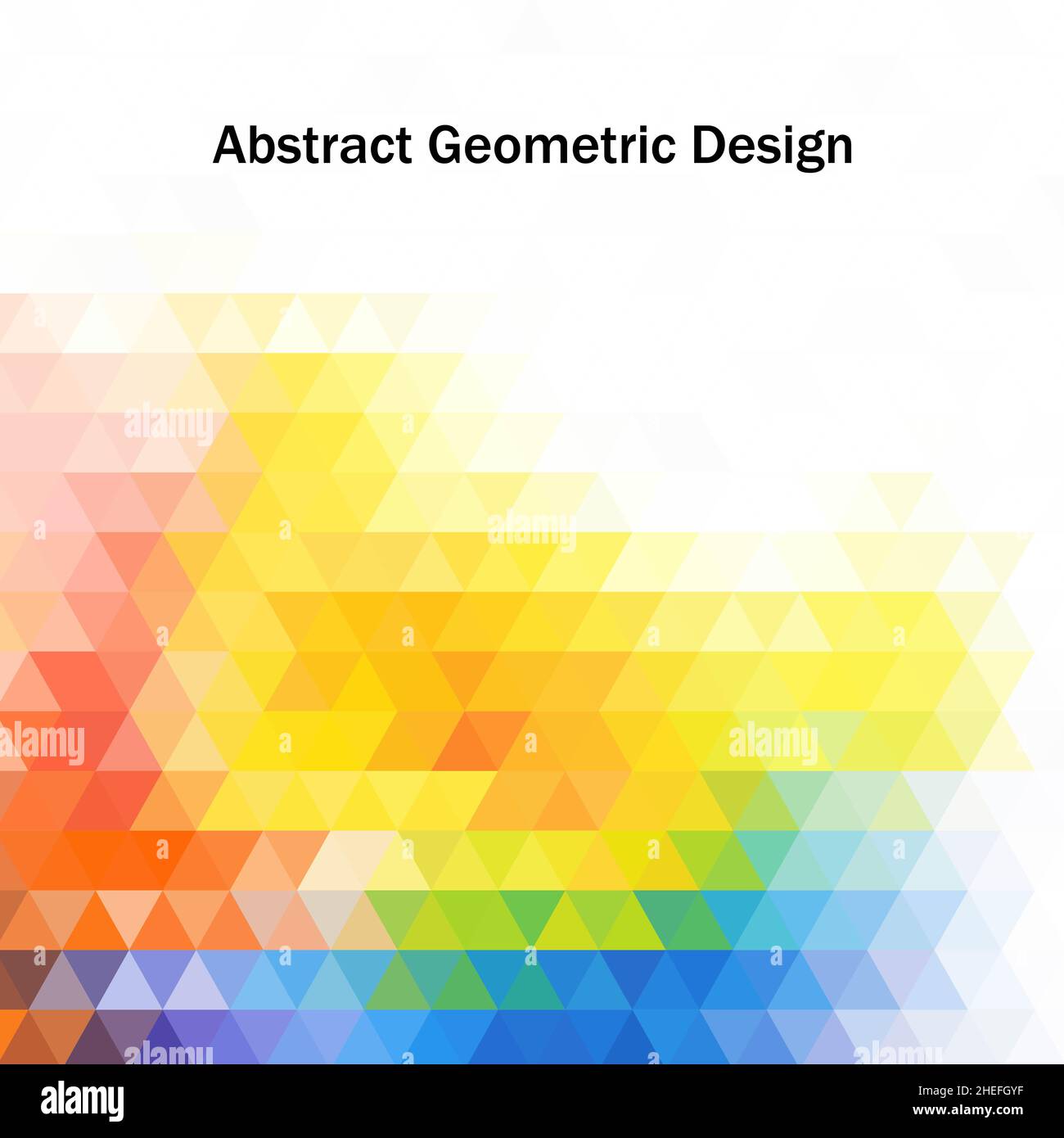 color geometric design. triangle pattern . layout for presentation ...