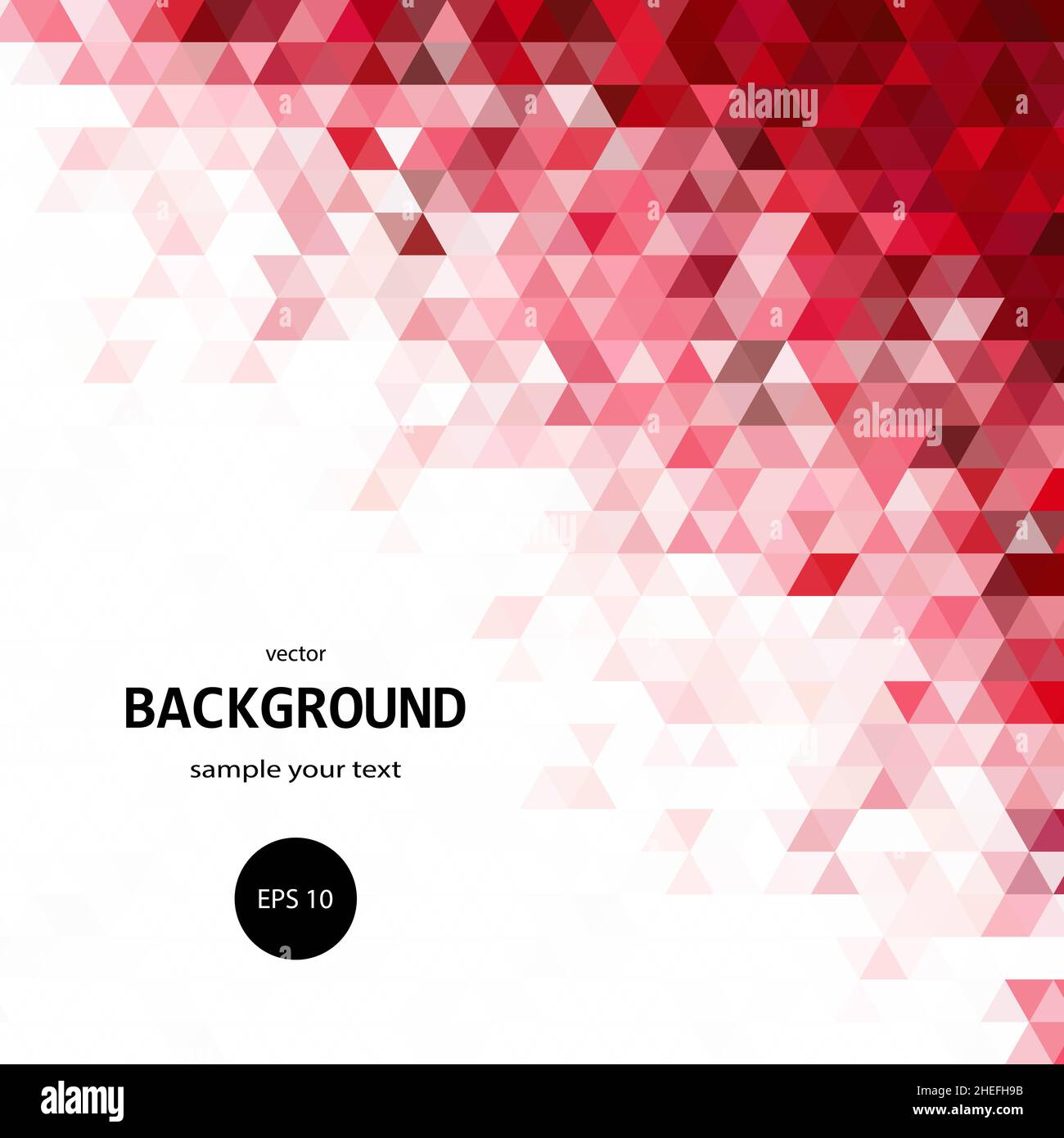 background consisting of red triangles. great option for presentation ...