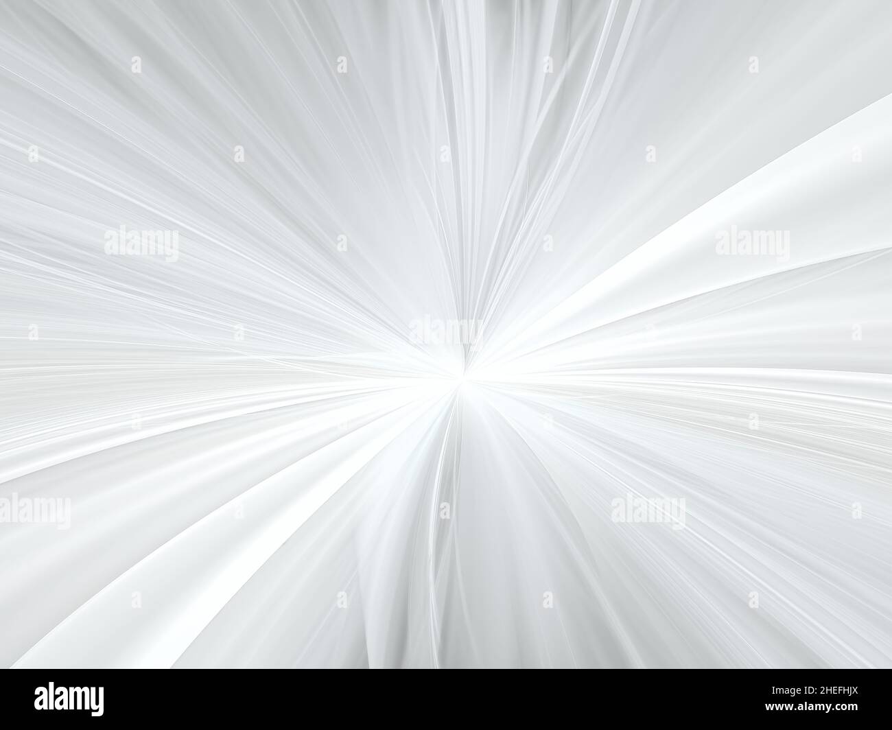 Simple white fractal background - radial stripes like rays - 3d ...