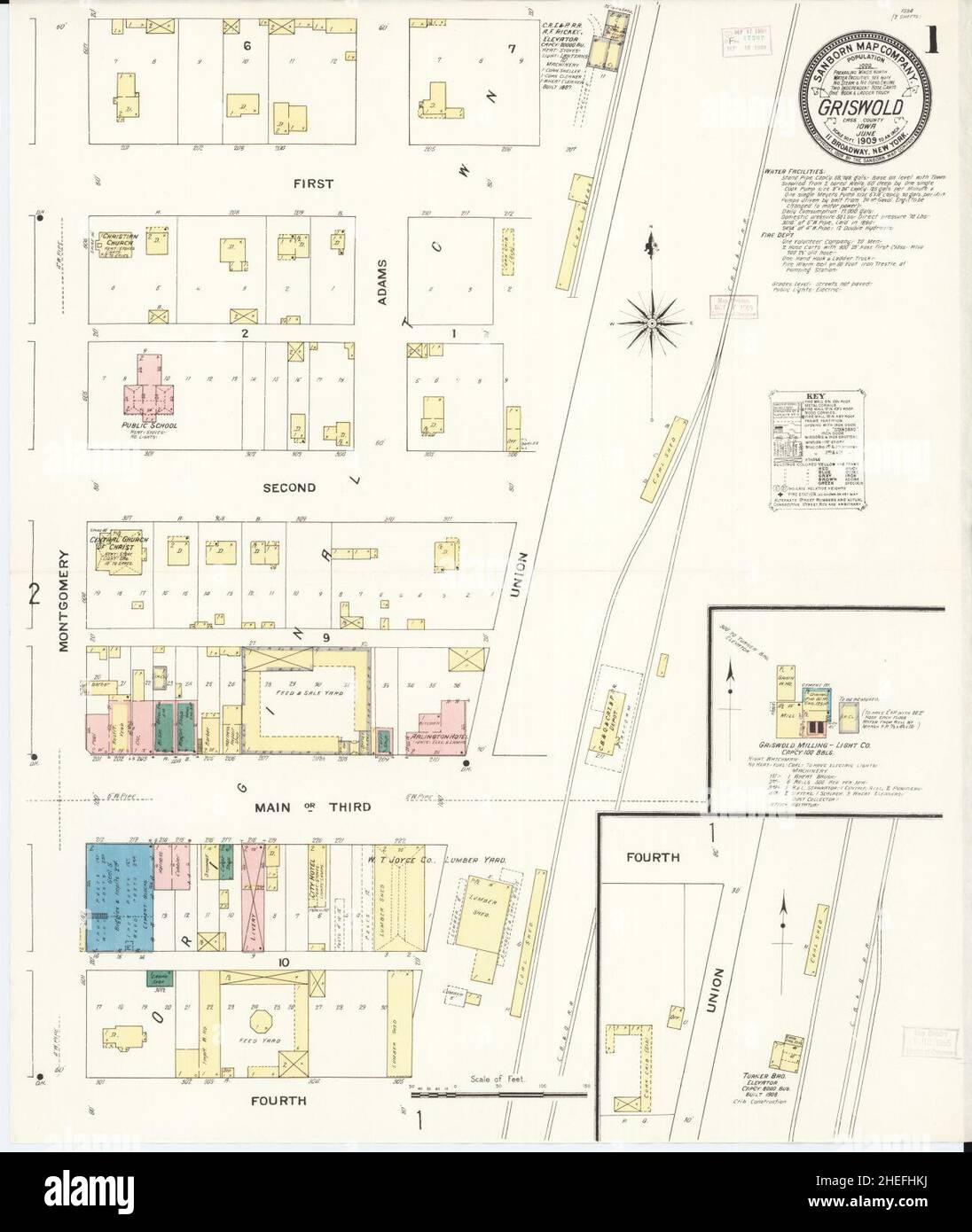 Map of griswold hi-res stock photography and images - Alamy