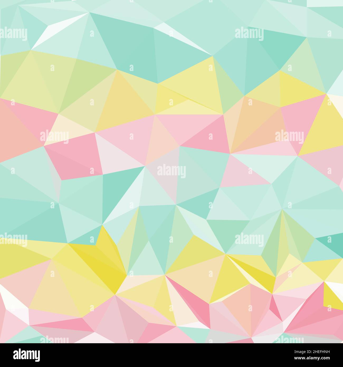 vector abstract irregular polygonal background - triangle low poly pattern - light baby pastel ...