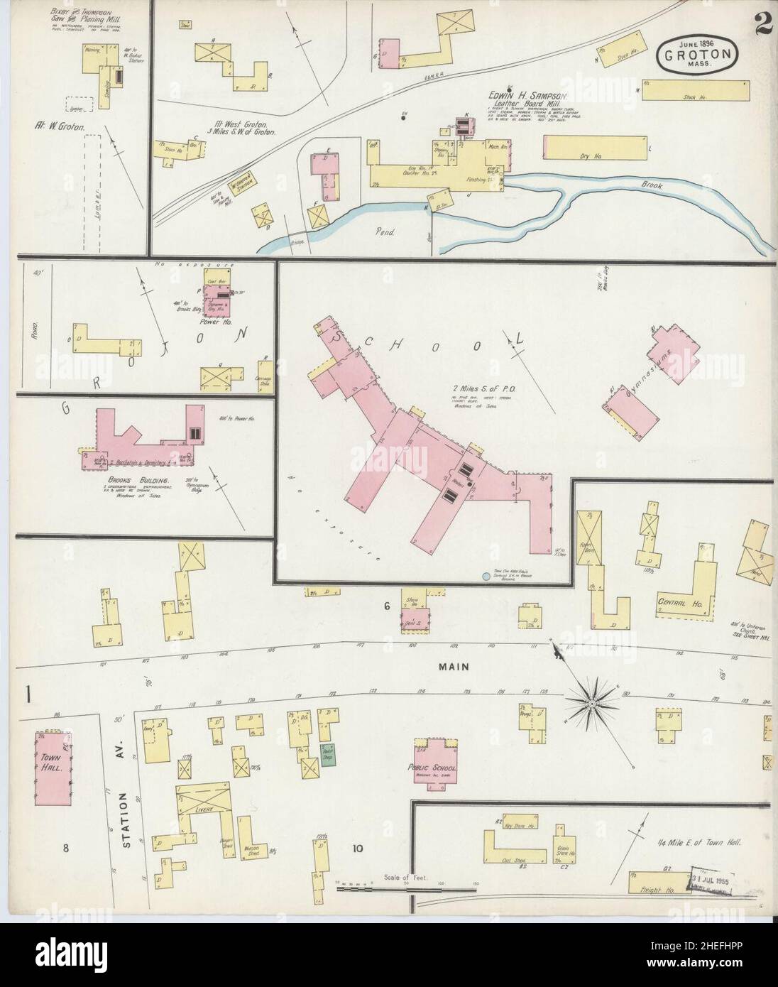 Map of groton hi-res stock photography and images - Alamy