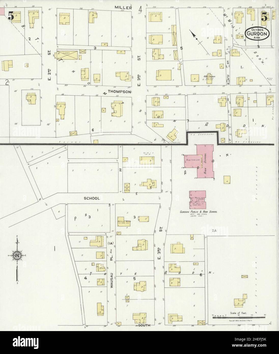 Map of gurdon hi-res stock photography and images - Alamy