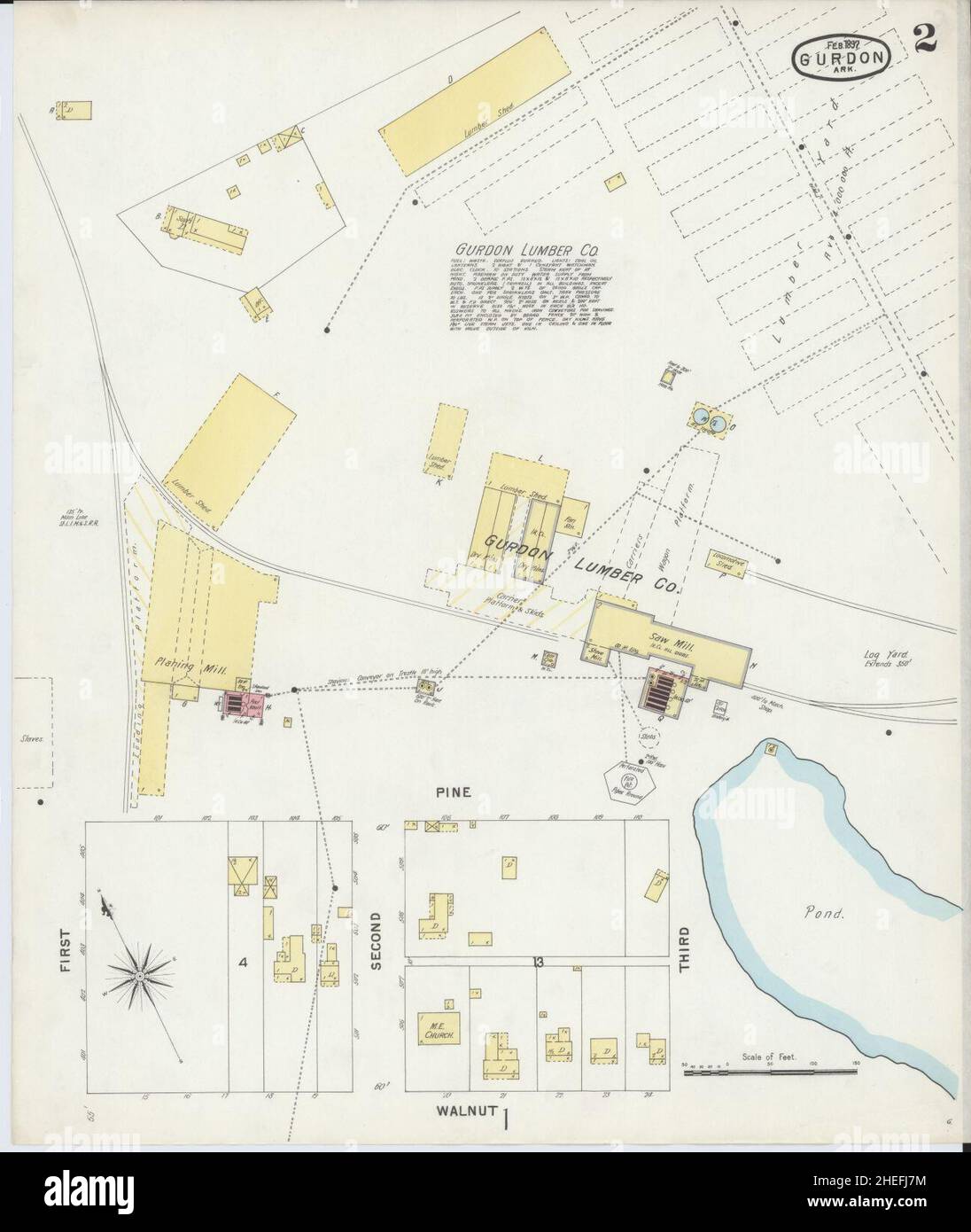 Map of gurdon hi-res stock photography and images - Alamy