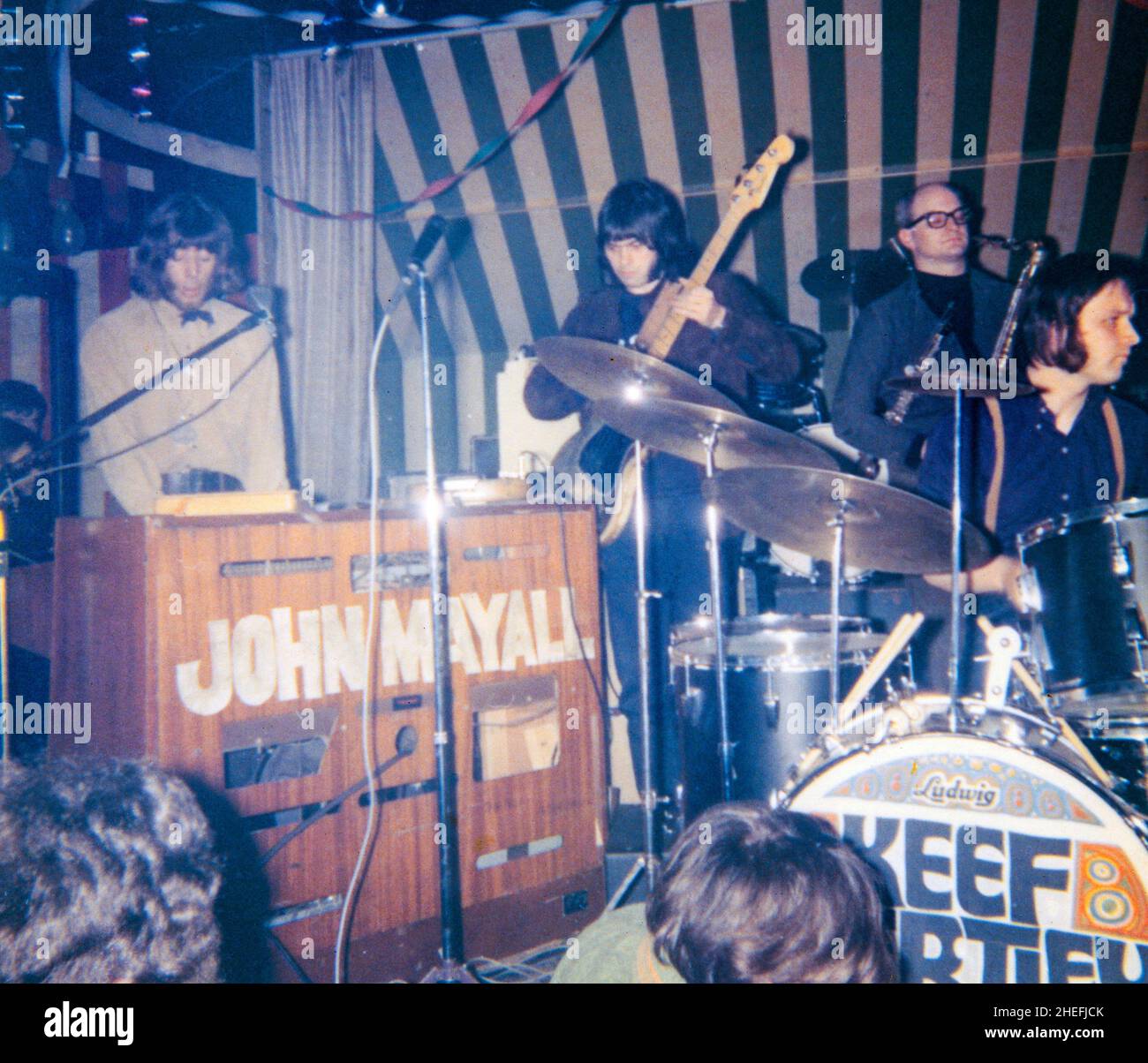 John Mayall and the Bluesbreakers performing at the Marquee club ...