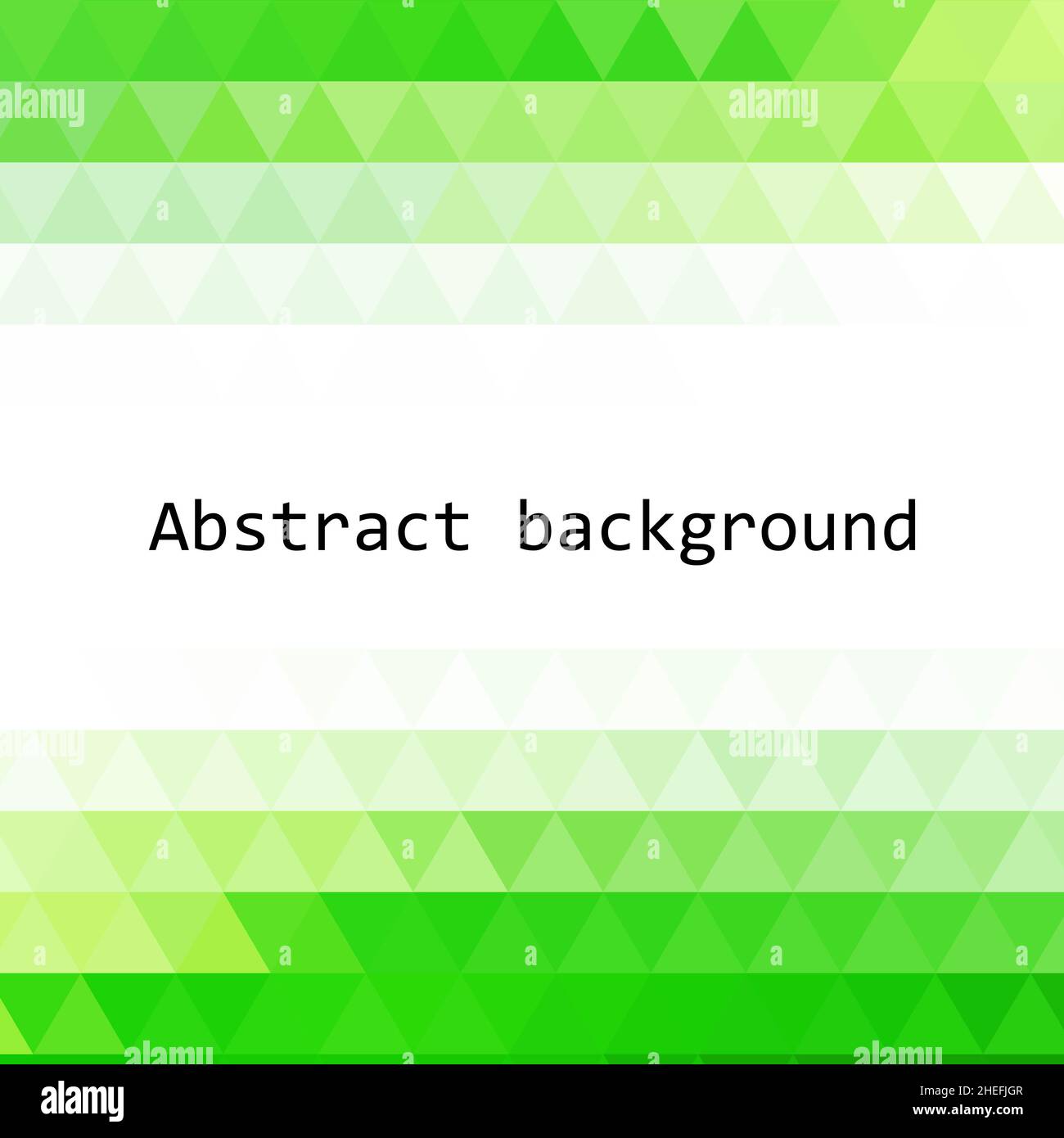 green triangular background for advertising. Abstract template for presentation. polygonal style ...