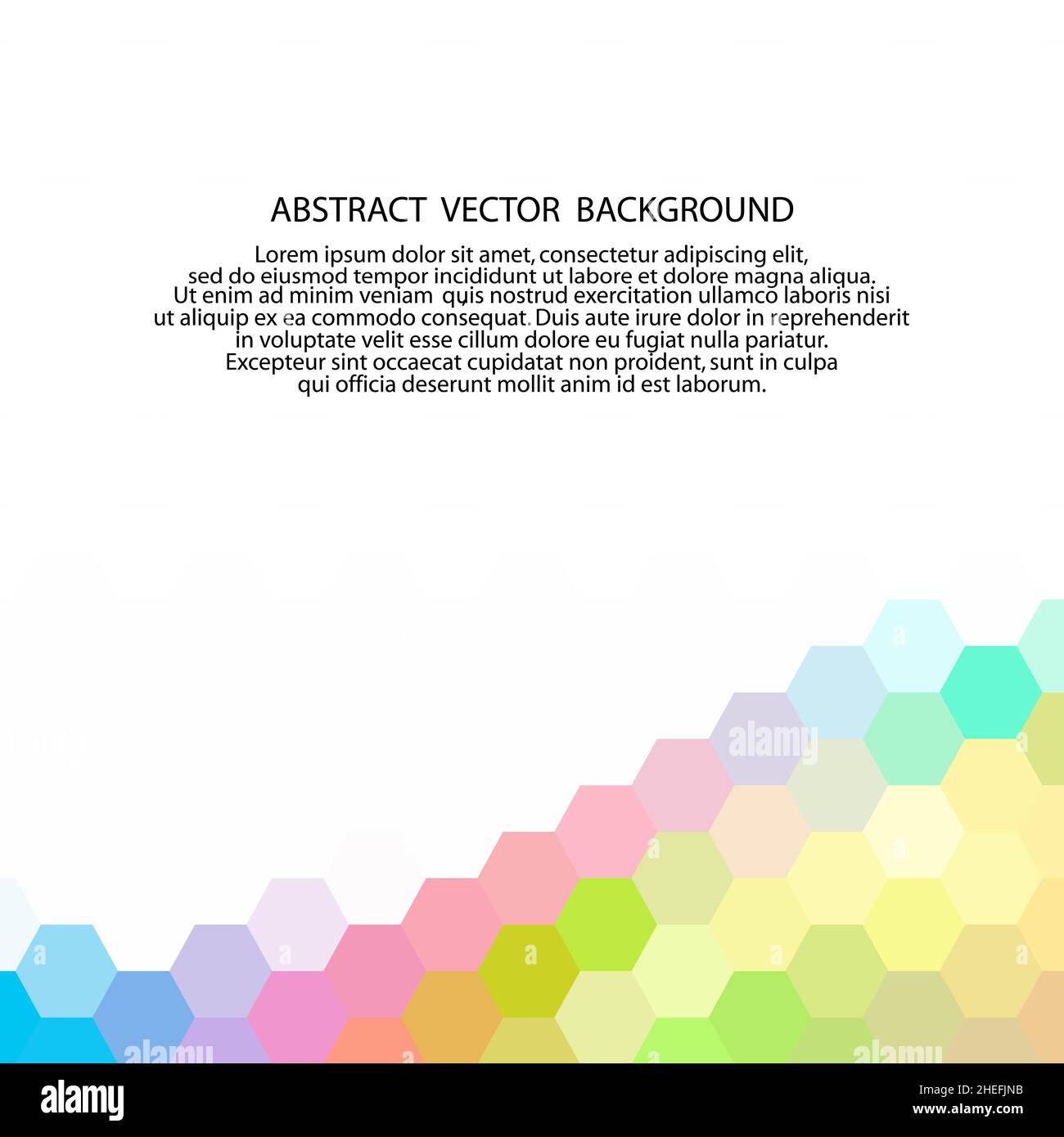 Colorful modern hexagon background for presentations Stock Photo - Alamy