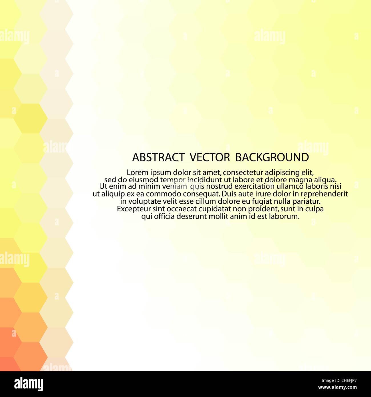 yellow abstract vector background. layout for advertising or ...
