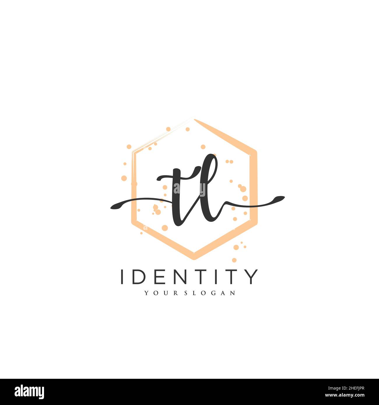 TL Handwriting logo vector art of initial signature, wedding, fashion ...