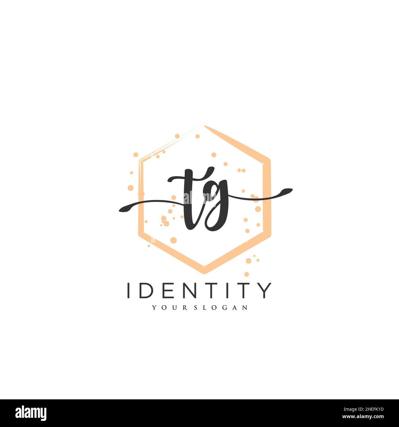 TG Handwriting logo vector art of initial signature, wedding, fashion ...