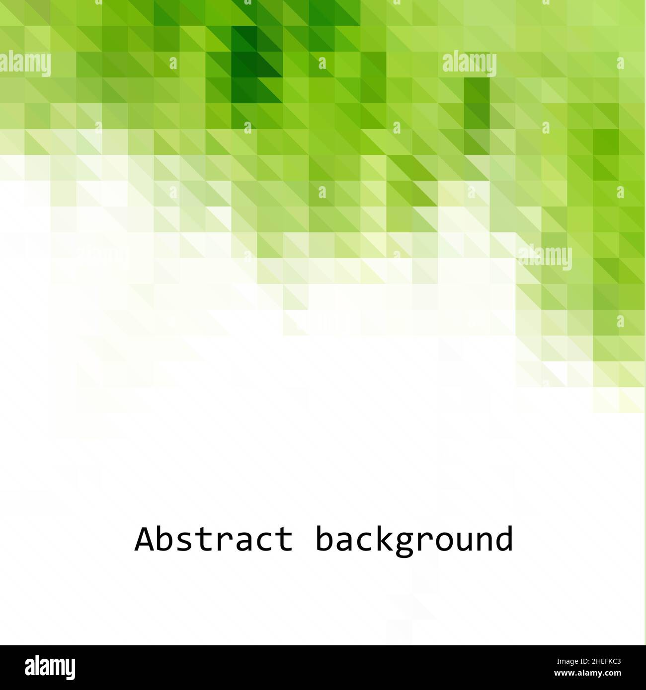 triangular green background. abstraction vector illustration. modern ...