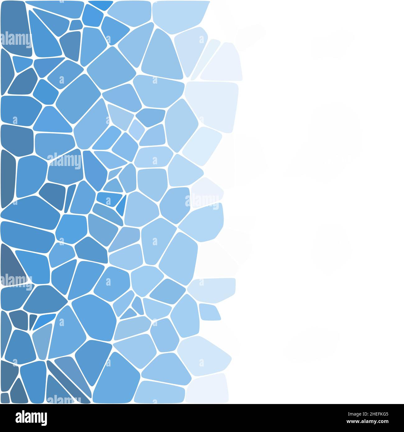Blue pebbles, , tiles. Modern colorful poster. Art design for your ...