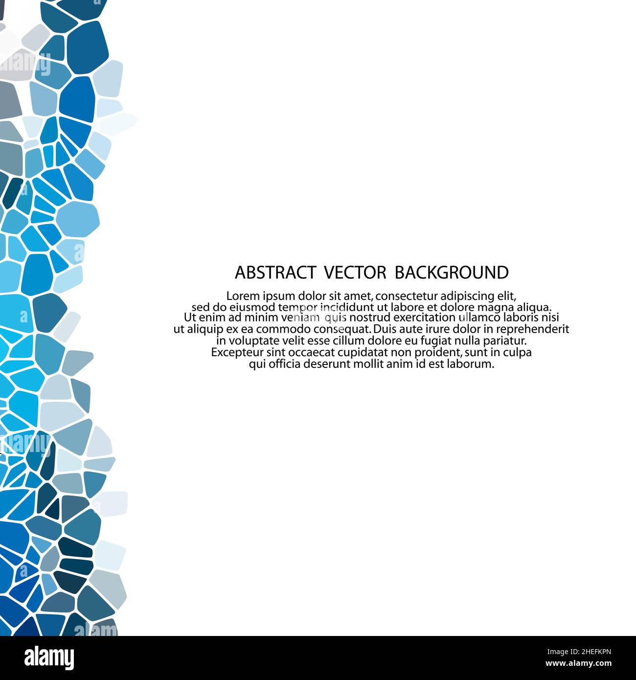 abstract blue background. vector pattern for presentation Stock Photo ...