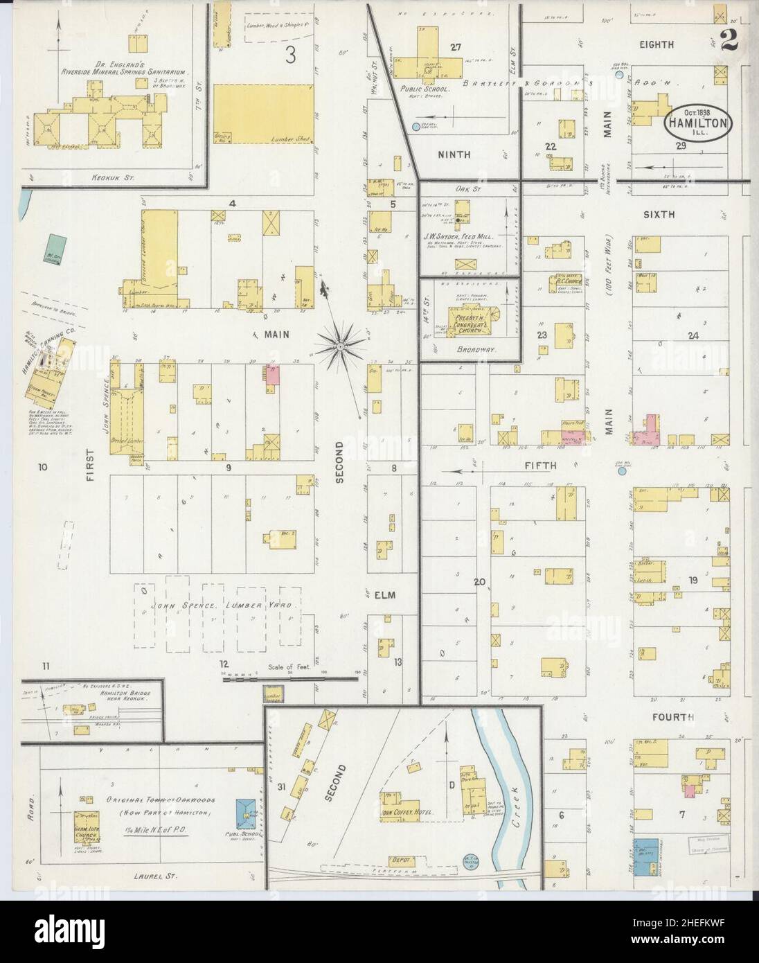 Hancock illinois map hi-res stock photography and images - Alamy