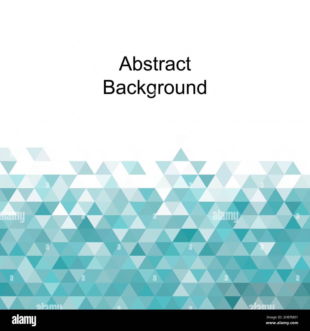 Technology triangles banner template. Vector blue triangles background ...