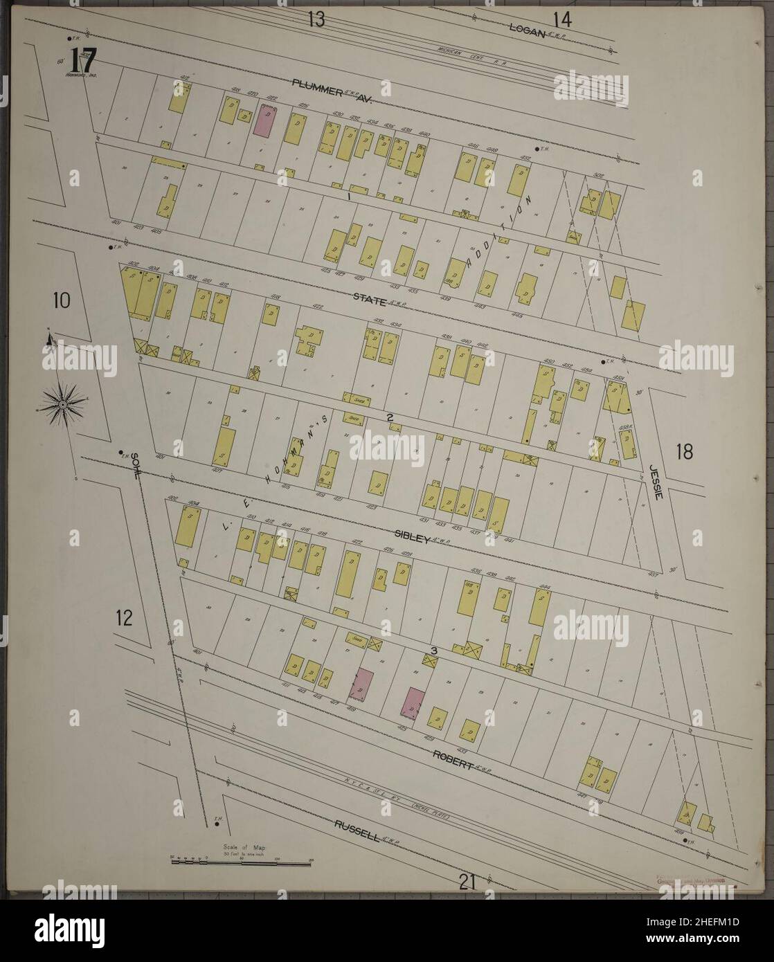 Map of hammond hi-res stock photography and images - Alamy