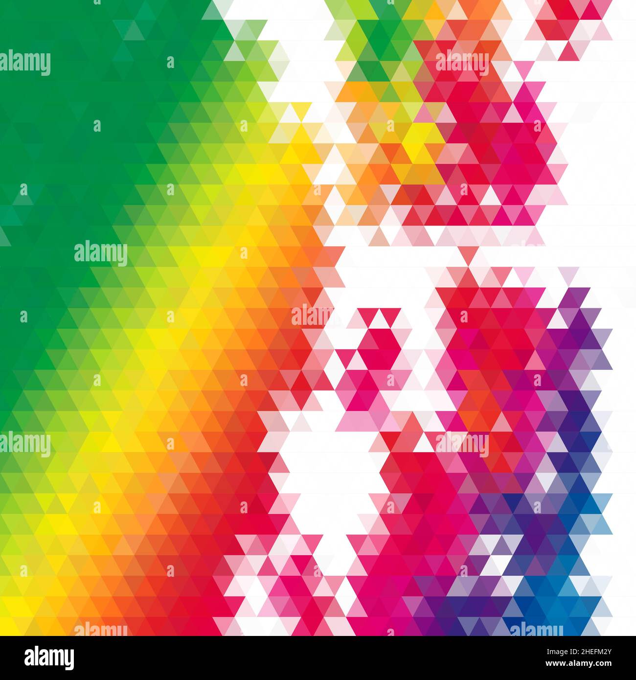 Abstract paint background of mixing colors triangle. polygonal style ...