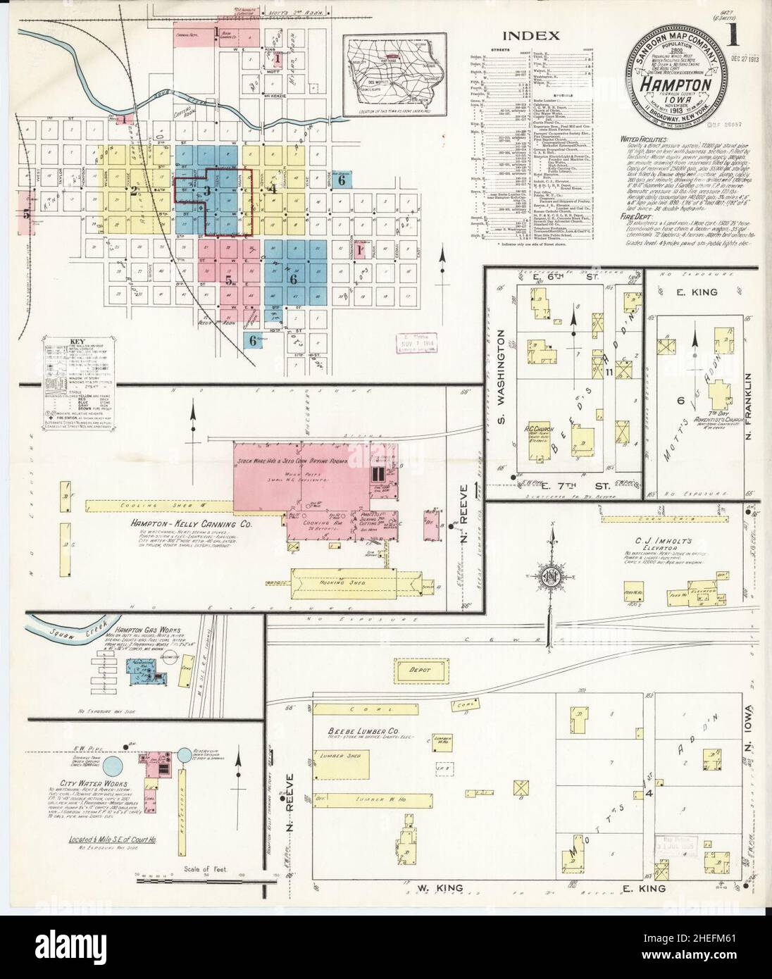 Hampton county map hi-res stock photography and images - Alamy