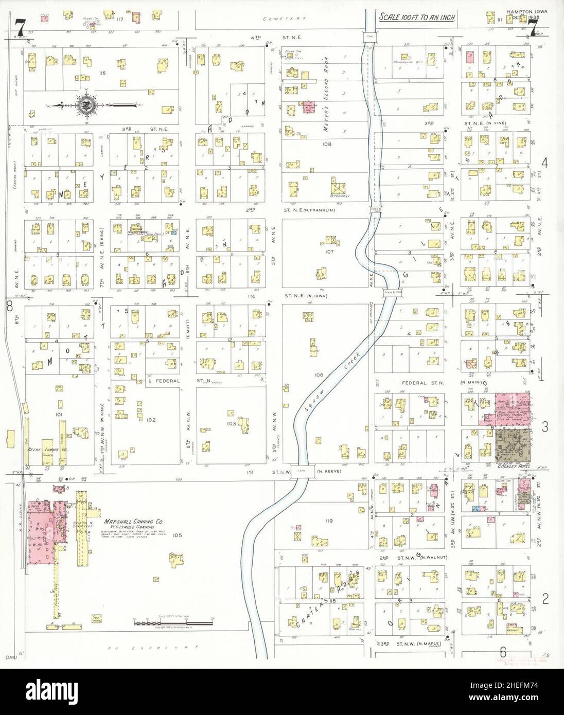 Hampton county map hi-res stock photography and images - Alamy