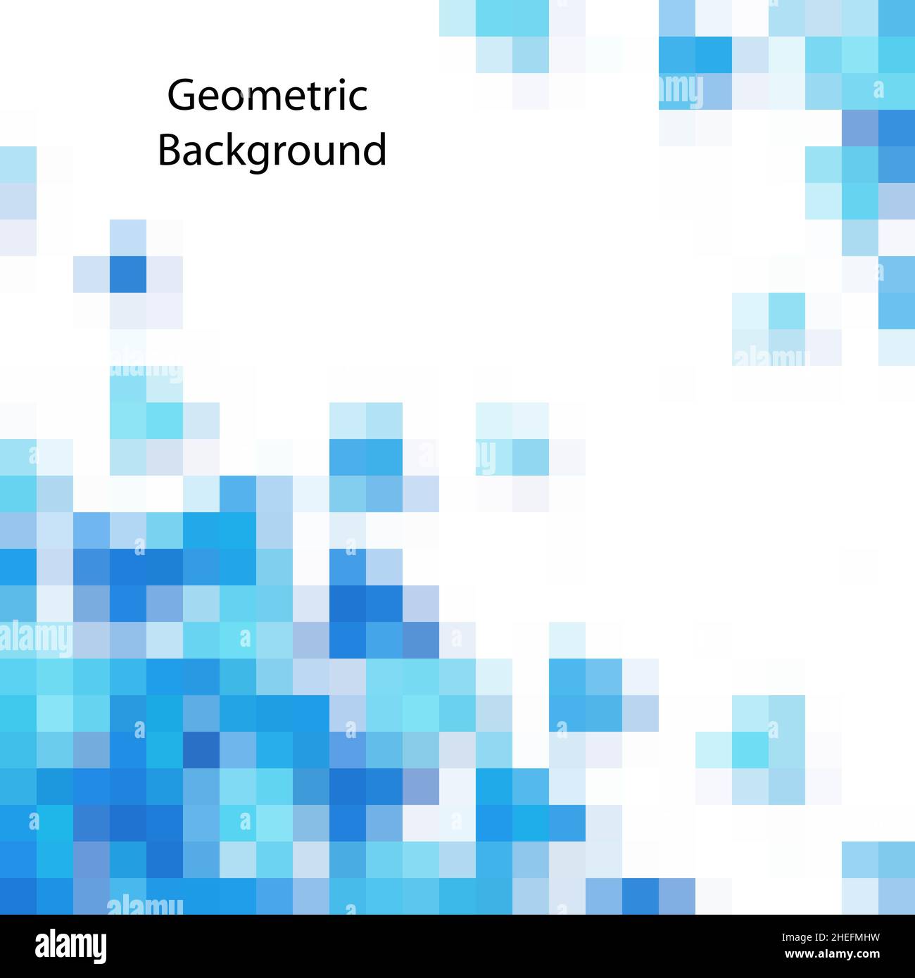 blue mosaic rectangles. aqua pixel squares Stock Photo - Alamy