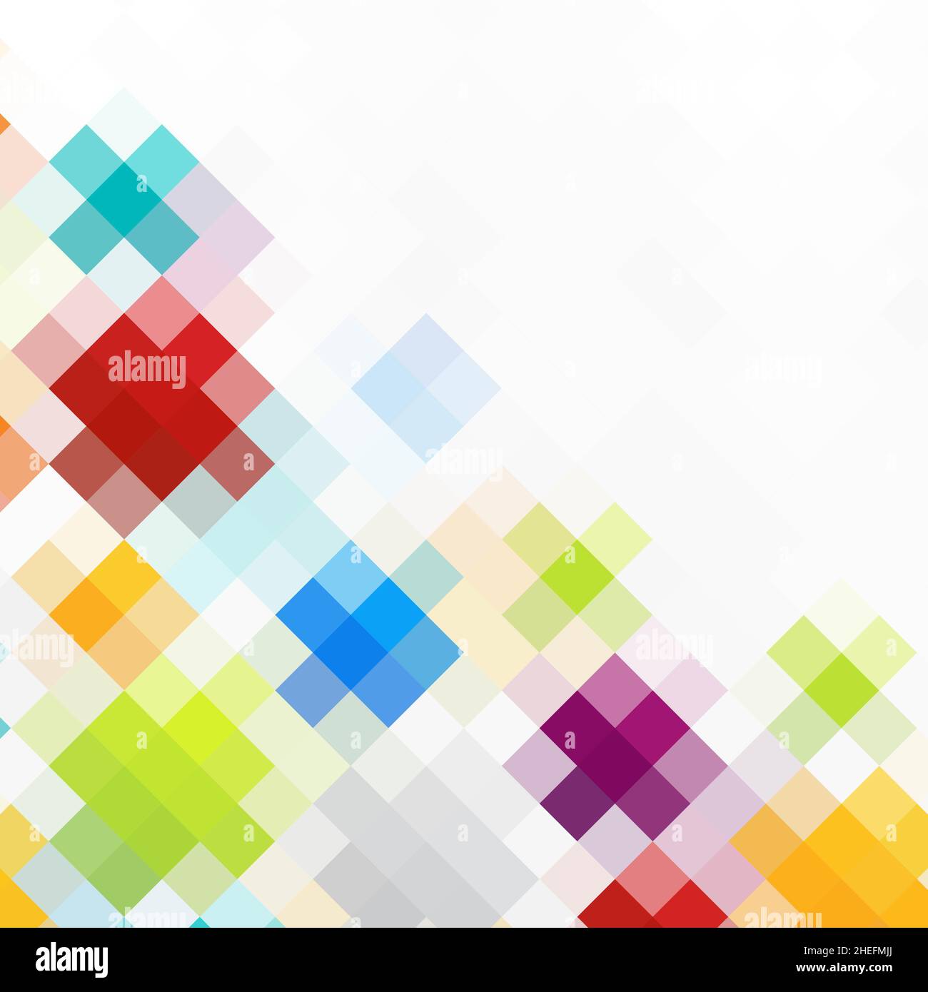popular abstract colorful square tiles light background vector Stock ...