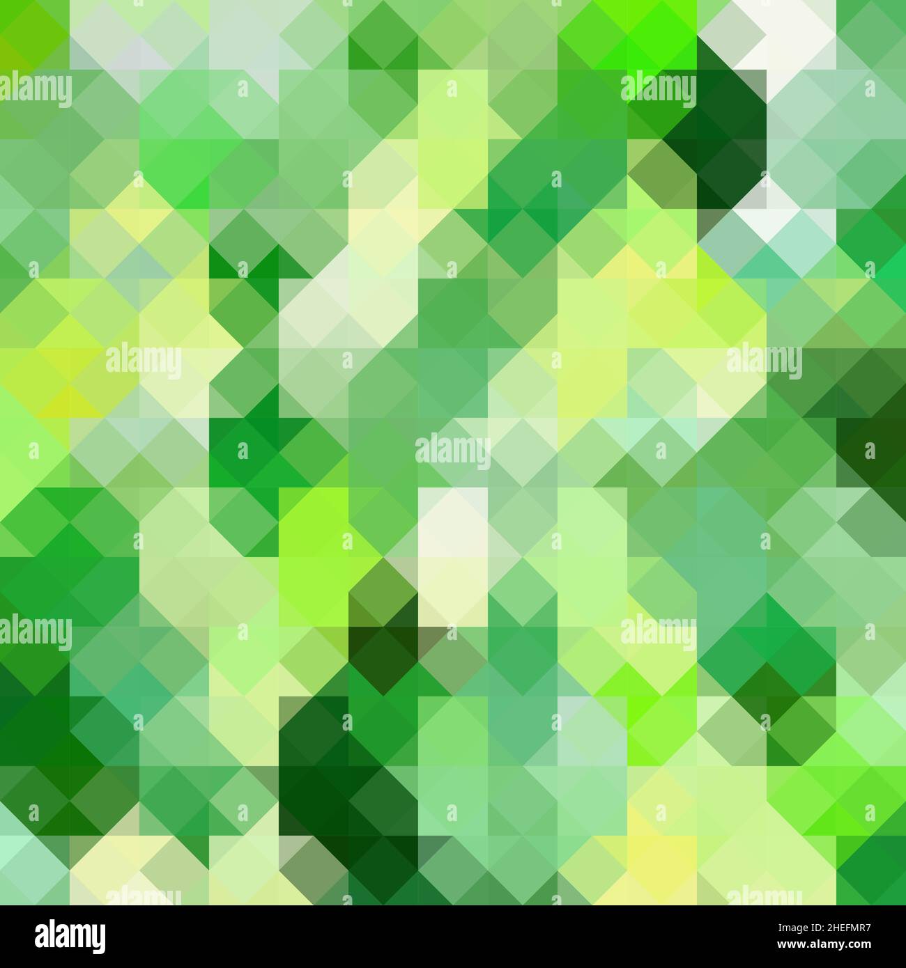 White background with green rhombus pattern. Vector illustration Stock Photo - Alamy