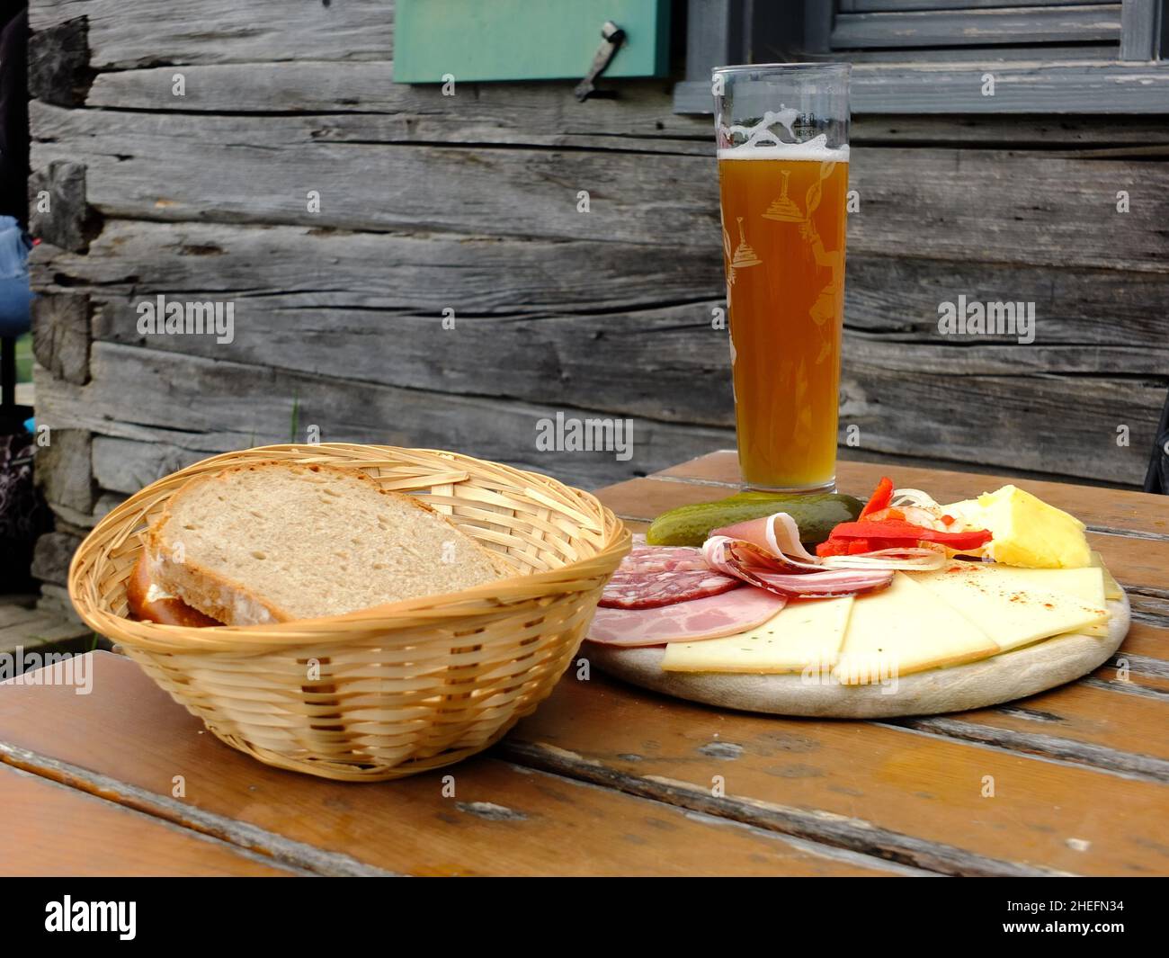 Brotzeit plate bavarian hi-res stock photography and images - Alamy