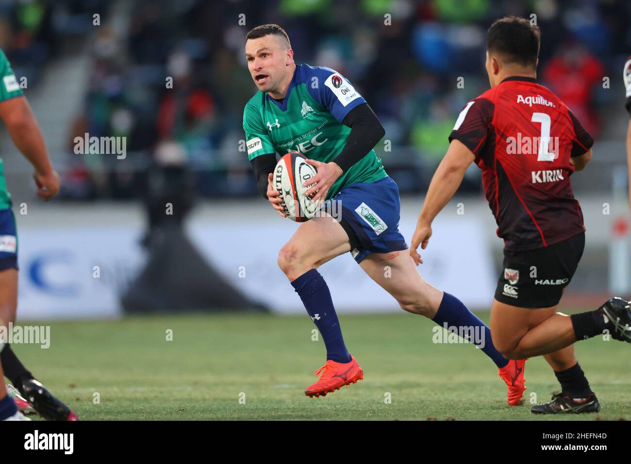 Chiba, Japan. 8th Jan, 2022. Tom marshall (NEC) Rugby : 2022 Japan ...