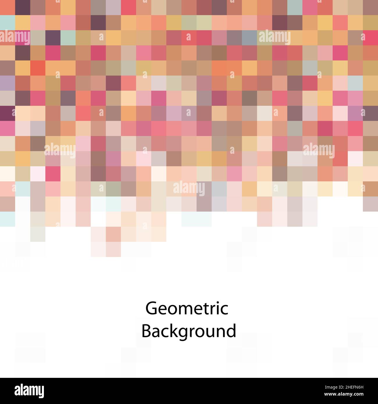 pixel background. abstract vector illustration Stock Photo - Alamy