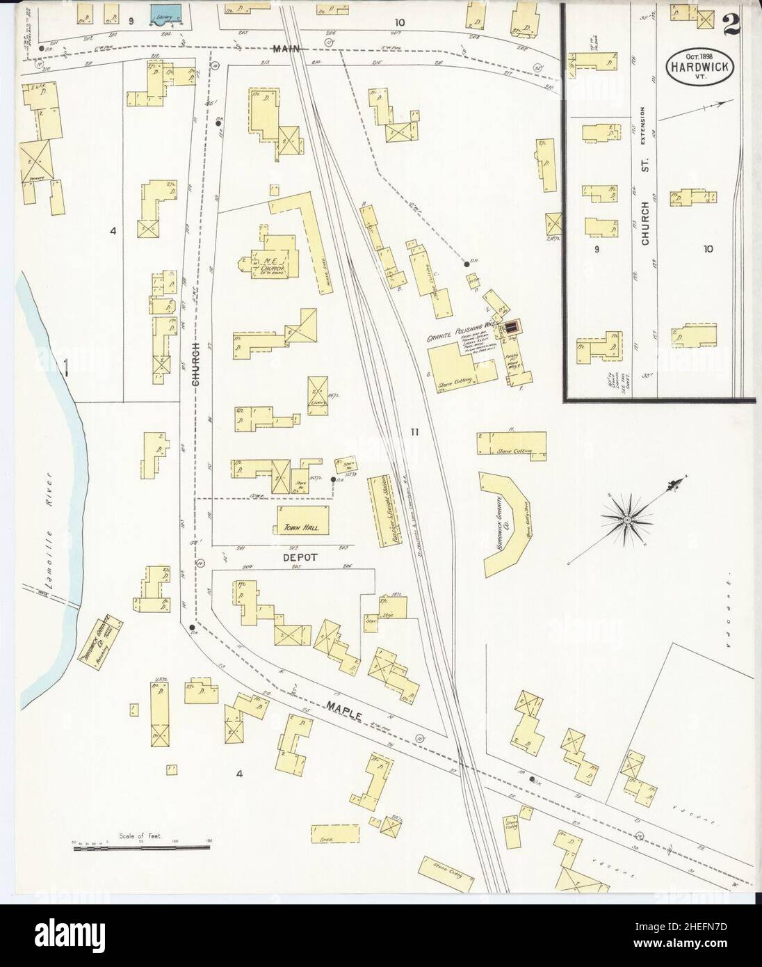 Hardwick map hi-res stock photography and images - Alamy