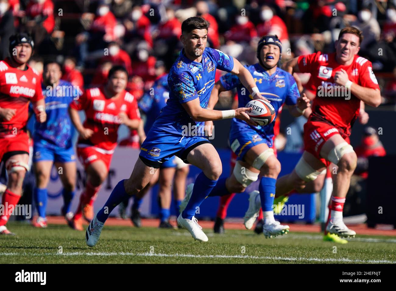 Kobe Japan. 8th Jan, 2022. Black Otere, January 8, 2022 - Rugby : Japan ...