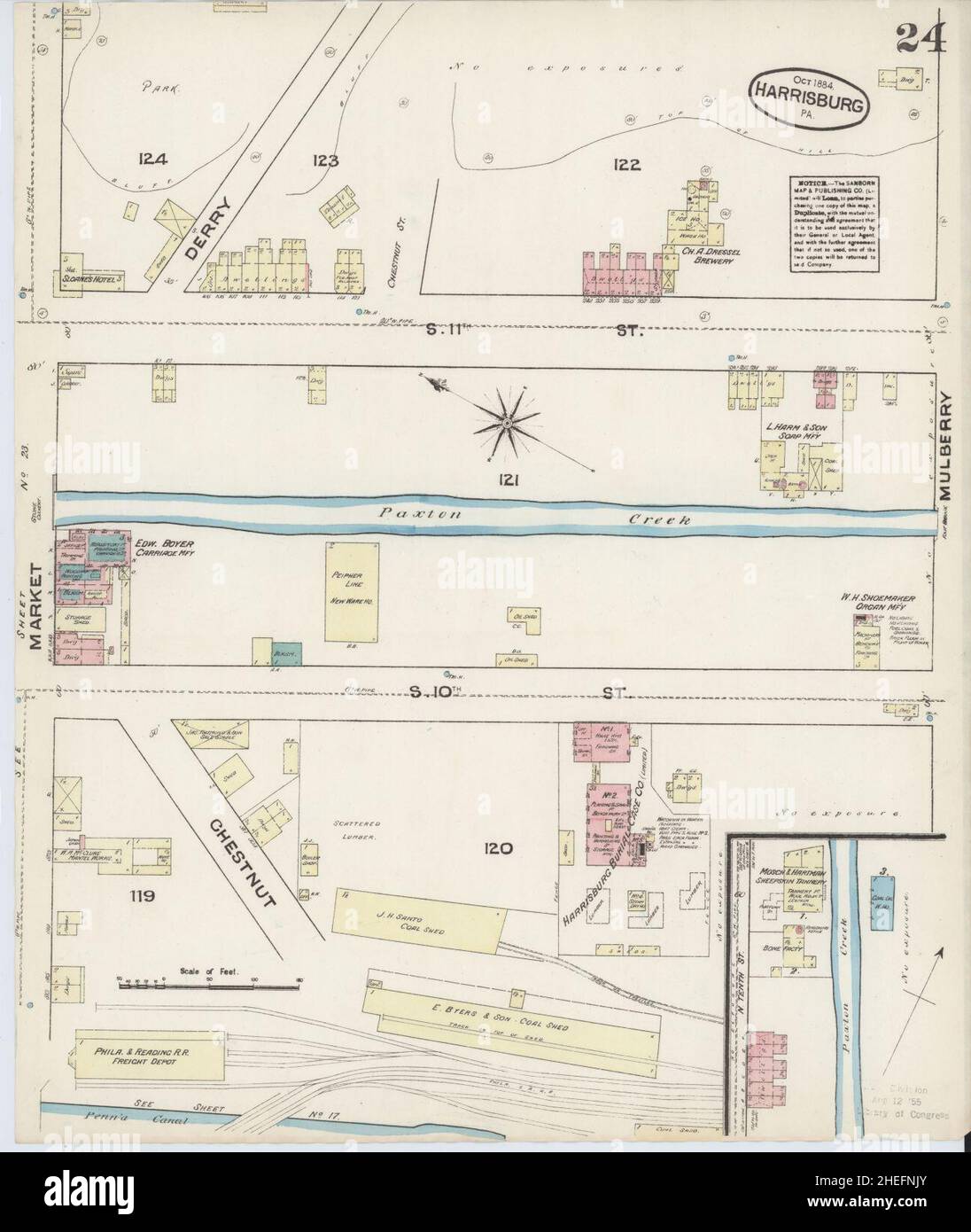 Sanborn Fire Insurance Map from Harrisburg, Dauphin County ...