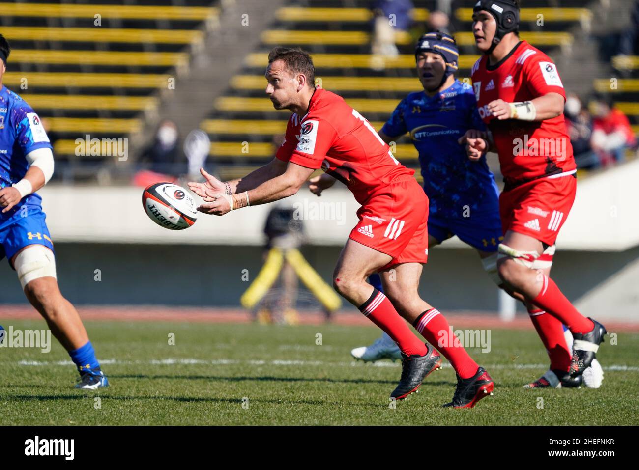 Kobe Japan. 8th Jan, 2022. Aaron Cruden, January 8, 2022 - Rugby ...