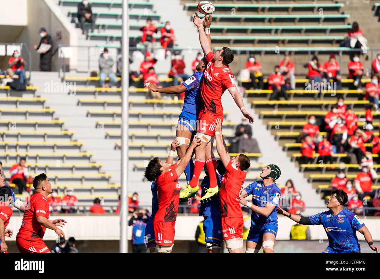 Kobe Japan. 8th Jan, 2022. JDJD Schickerling, January 8, 2022 - Rugby ...