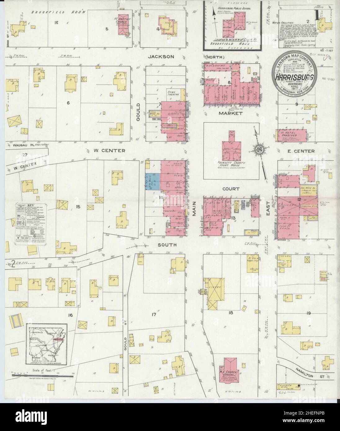 Poinsett county map hi-res stock photography and images - Alamy