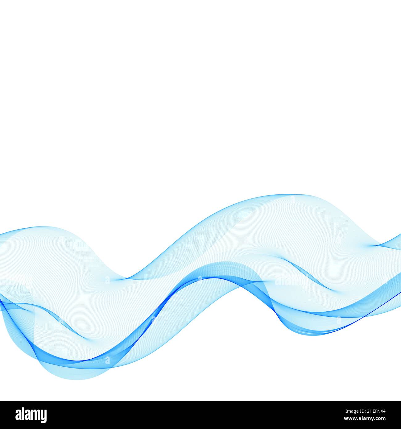 abstract blue wave. Vector graphics Stock Photo - Alamy