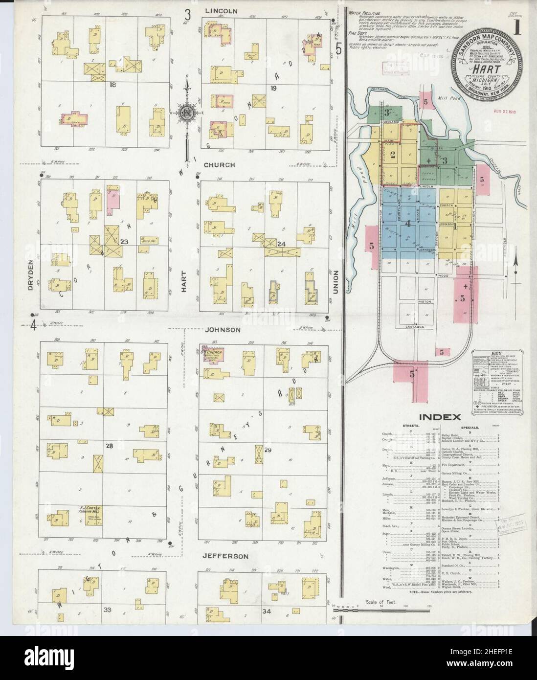 Map of hart hi-res stock photography and images - Alamy