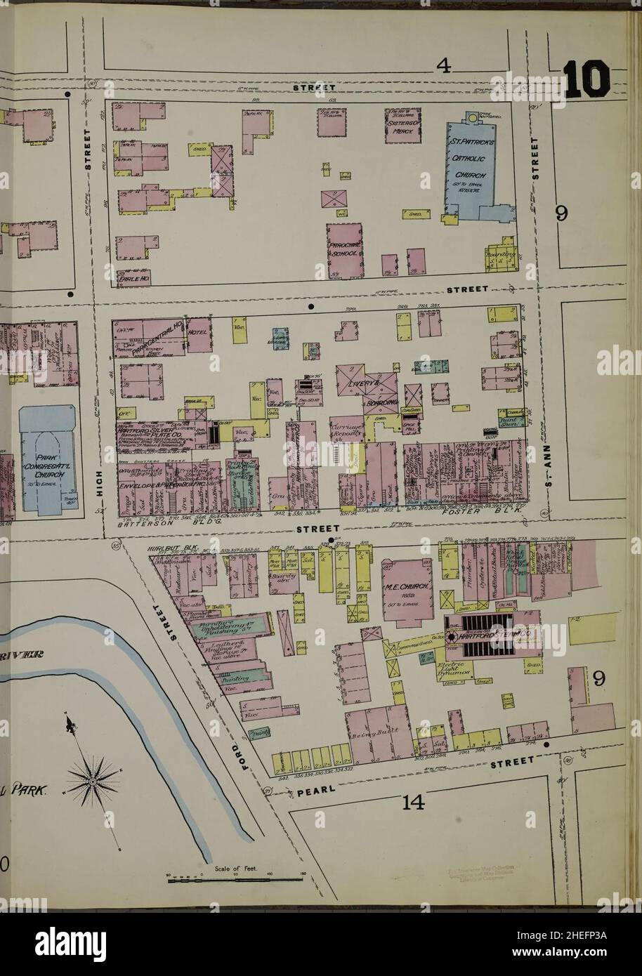 Hartford county map hi-res stock photography and images - Alamy