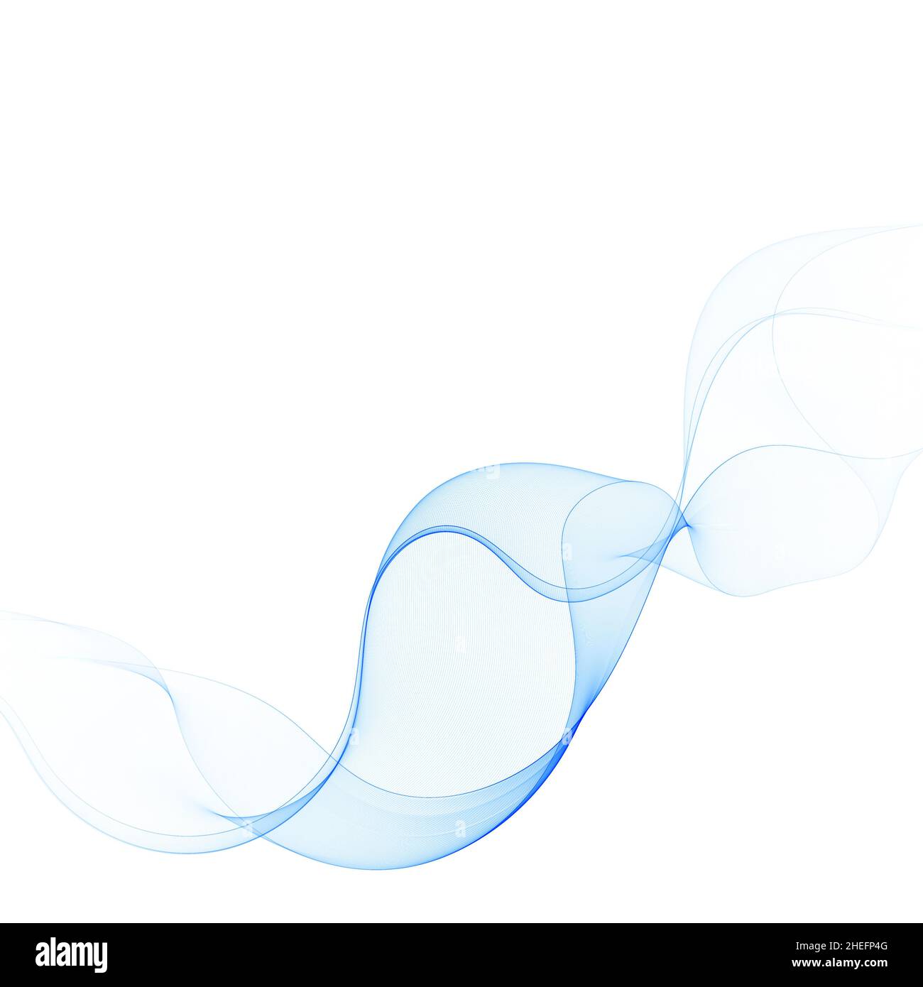 Smooth wavy blue lines in the form of abstract waves Stock Photo - Alamy