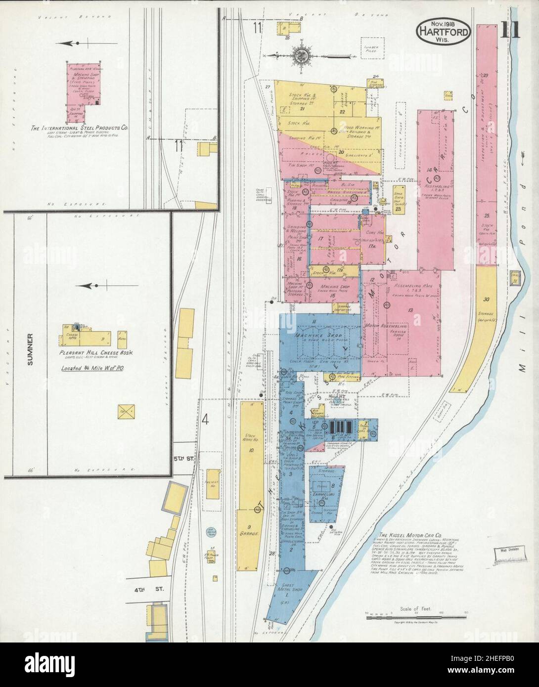 Hartford wisconsin map hi-res stock photography and images - Alamy